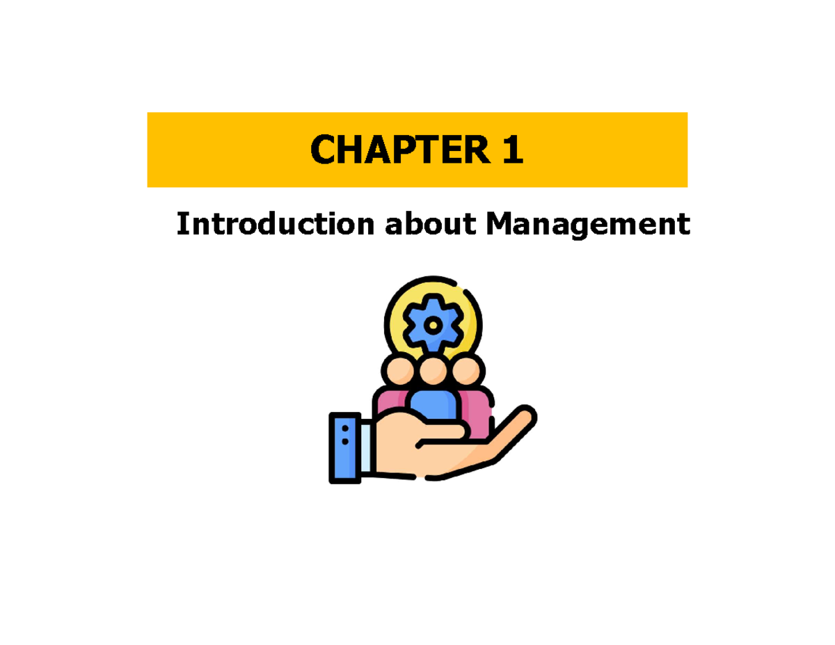 CHAPTER 1: Introduction to Management Concepts and Skills - Studocu