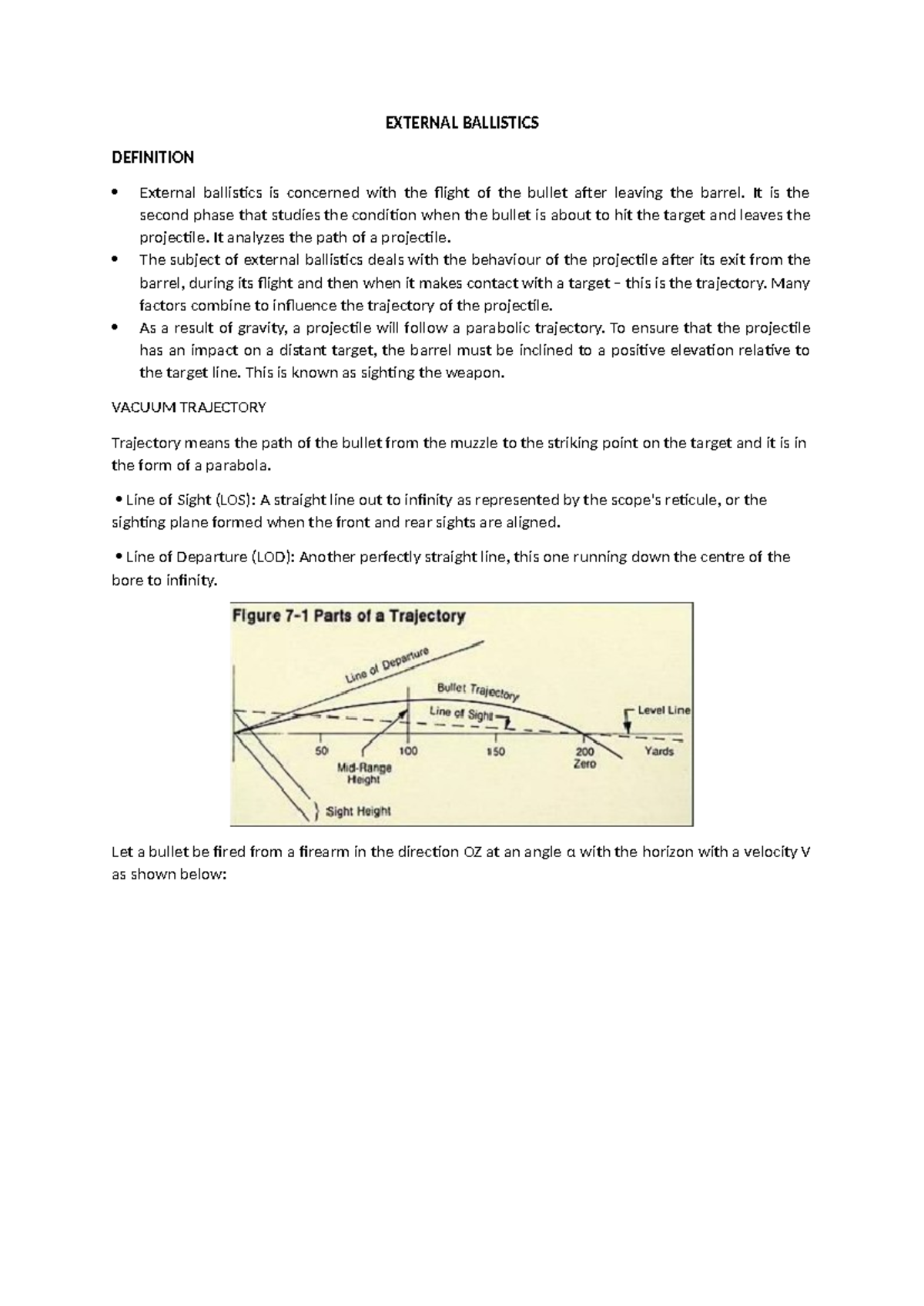 External Ballistics: Understanding Projectile Flight Dynamics in Depth ...