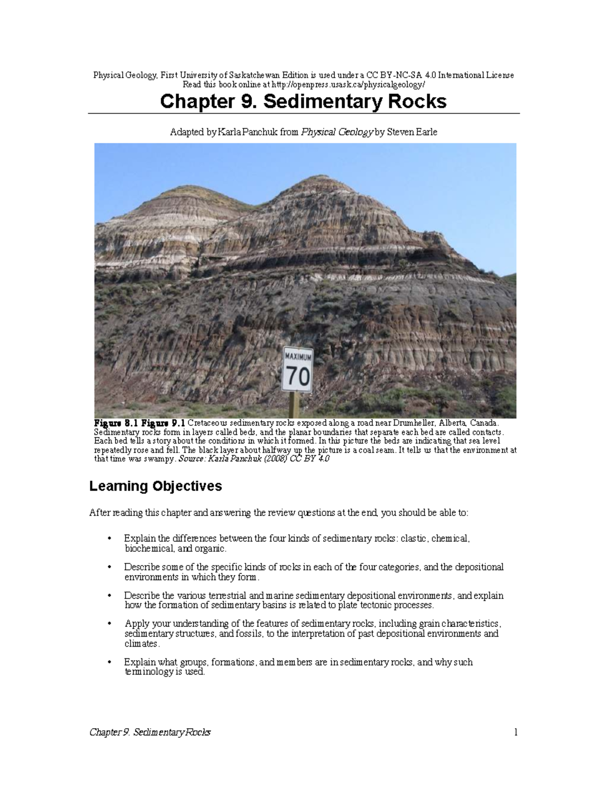 Chapter 9: Sedimentary Rocks - JA1019 Geology Notes - Studocu