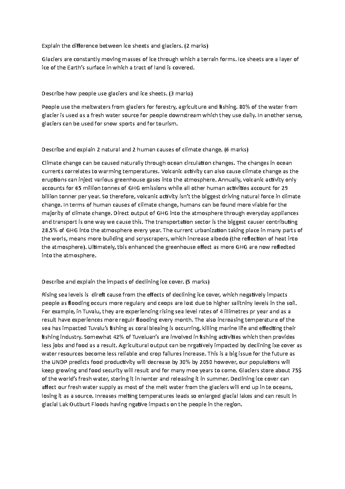 Sheept Factors MGIS - SHEEPT Factors Case Study: MGIS (Melting Glaciers ...