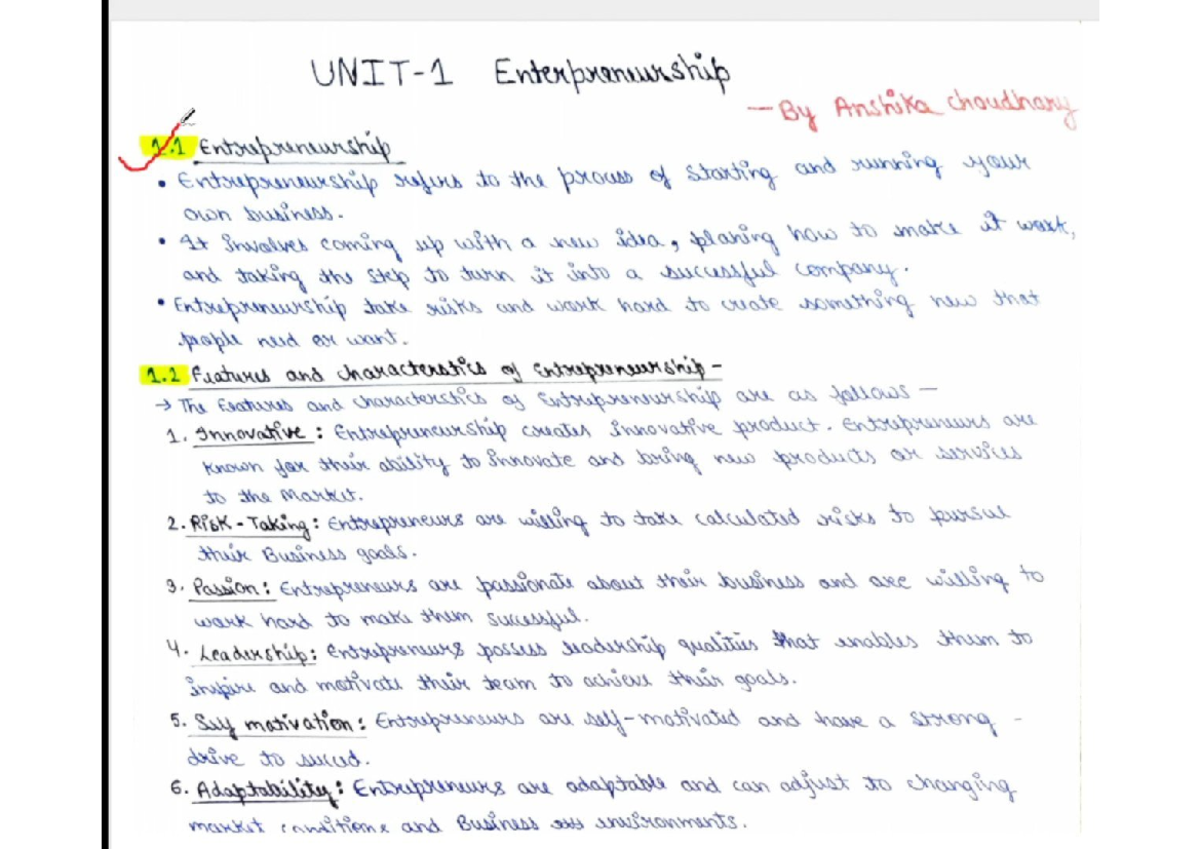 PME 101 Entrepreneurship: Concepts, Characteristics, and Phases - Studocu
