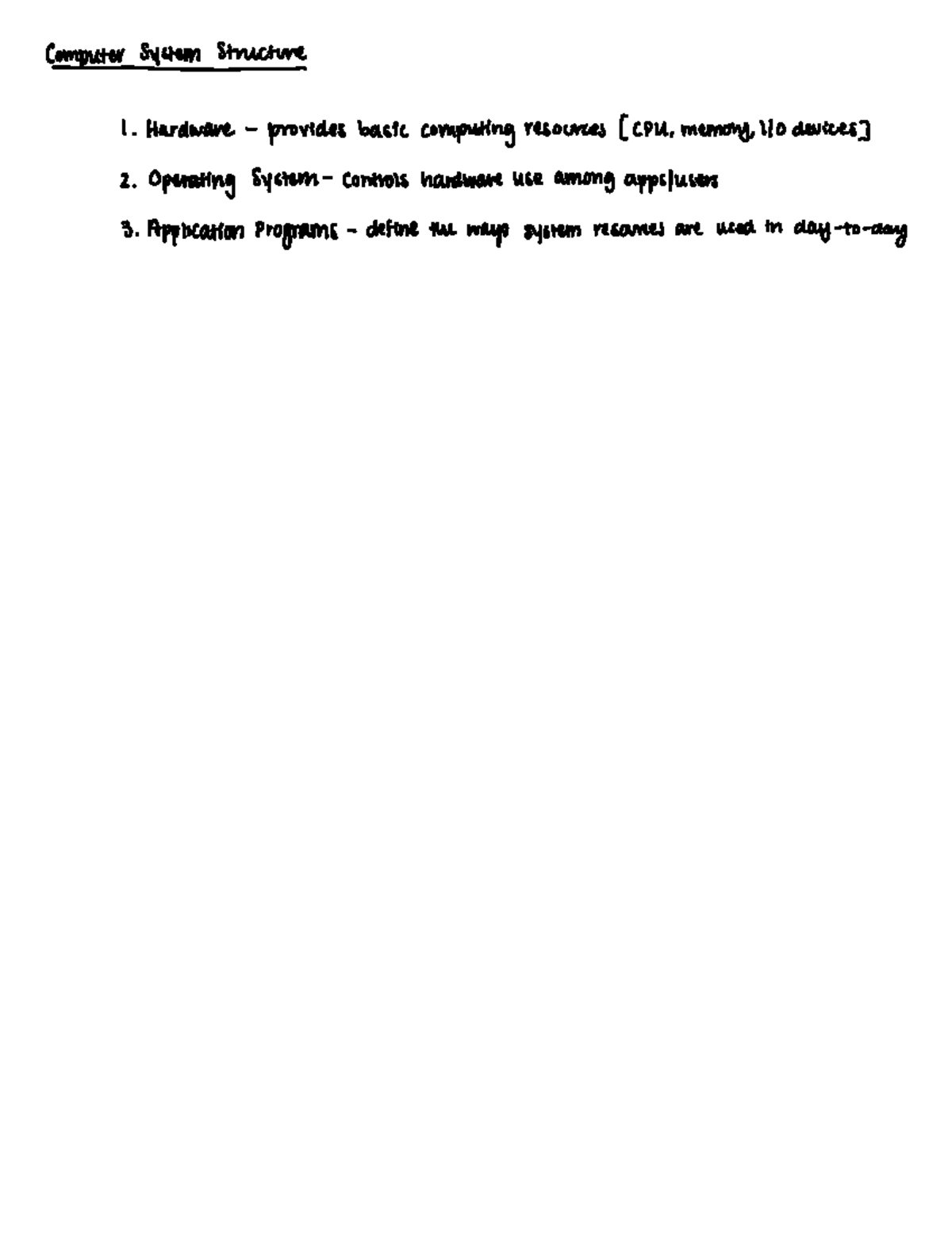 CSC 345 - Midterm Review: Understanding Computer System Structure - Studocu