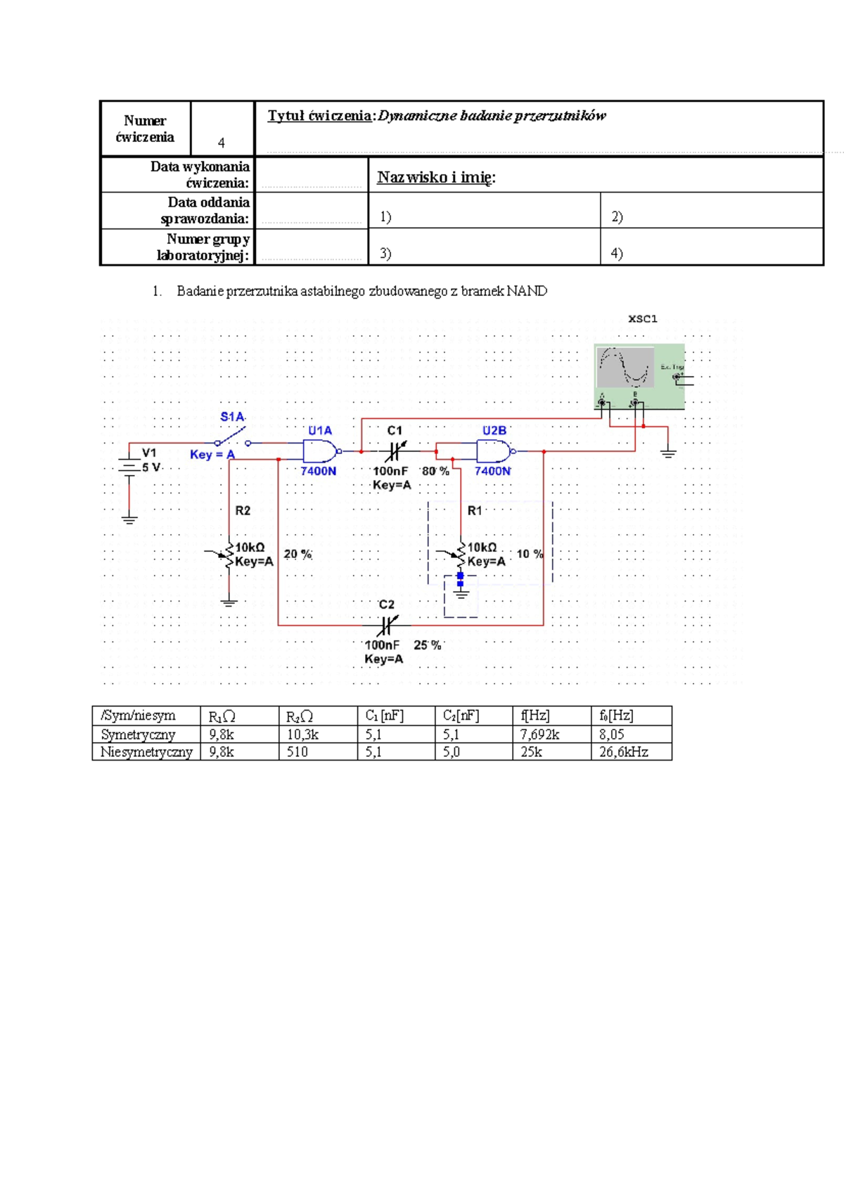 Laboratory Exercise 4: Dynamic Study of Flip-Flops - Studocu