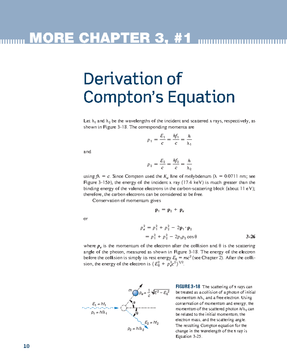 Compton Effect Derivation and Equation in Physics (PHY 101) - Studocu