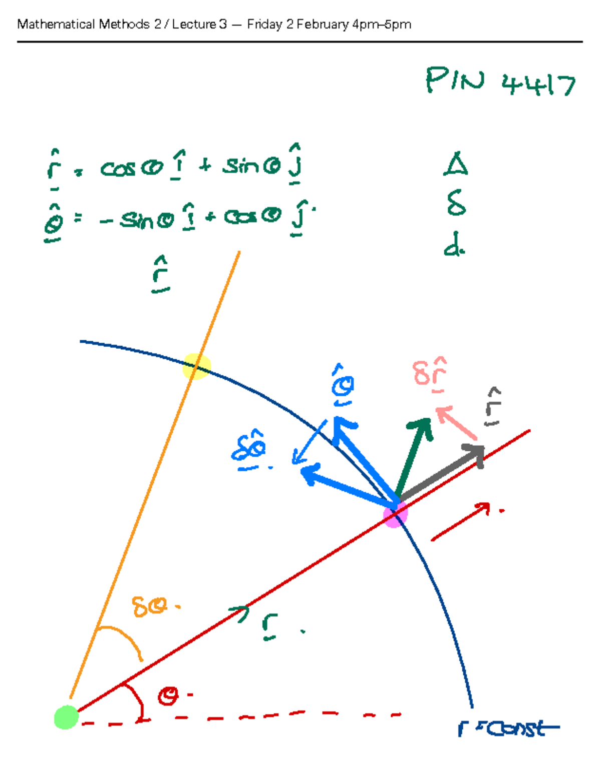 Lecture 3 - 2 Feb 2024 - ENVS122 - Mathematical Methods 2 / Lecture 3 ...
