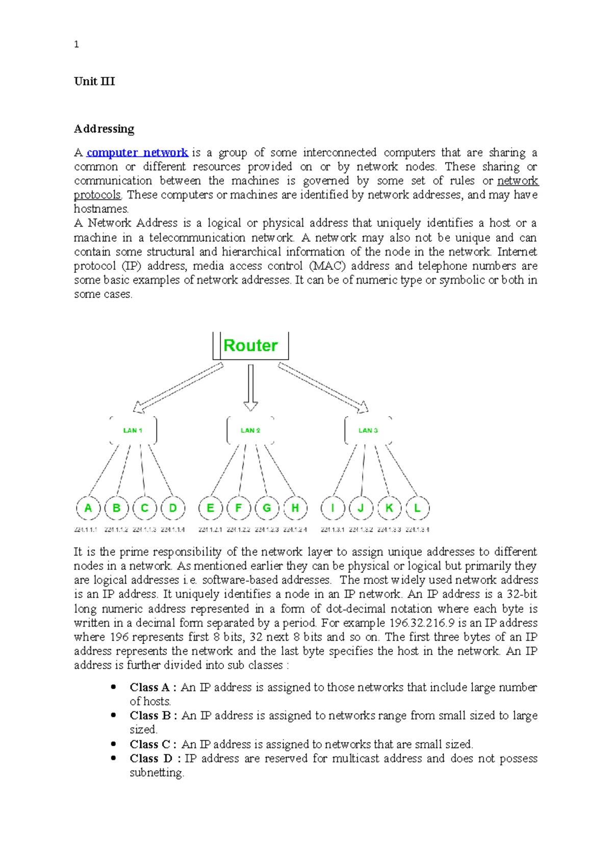 Unit II - Data Link layer - ERROR DETECTION TECHNIQUES / METHODS The ...