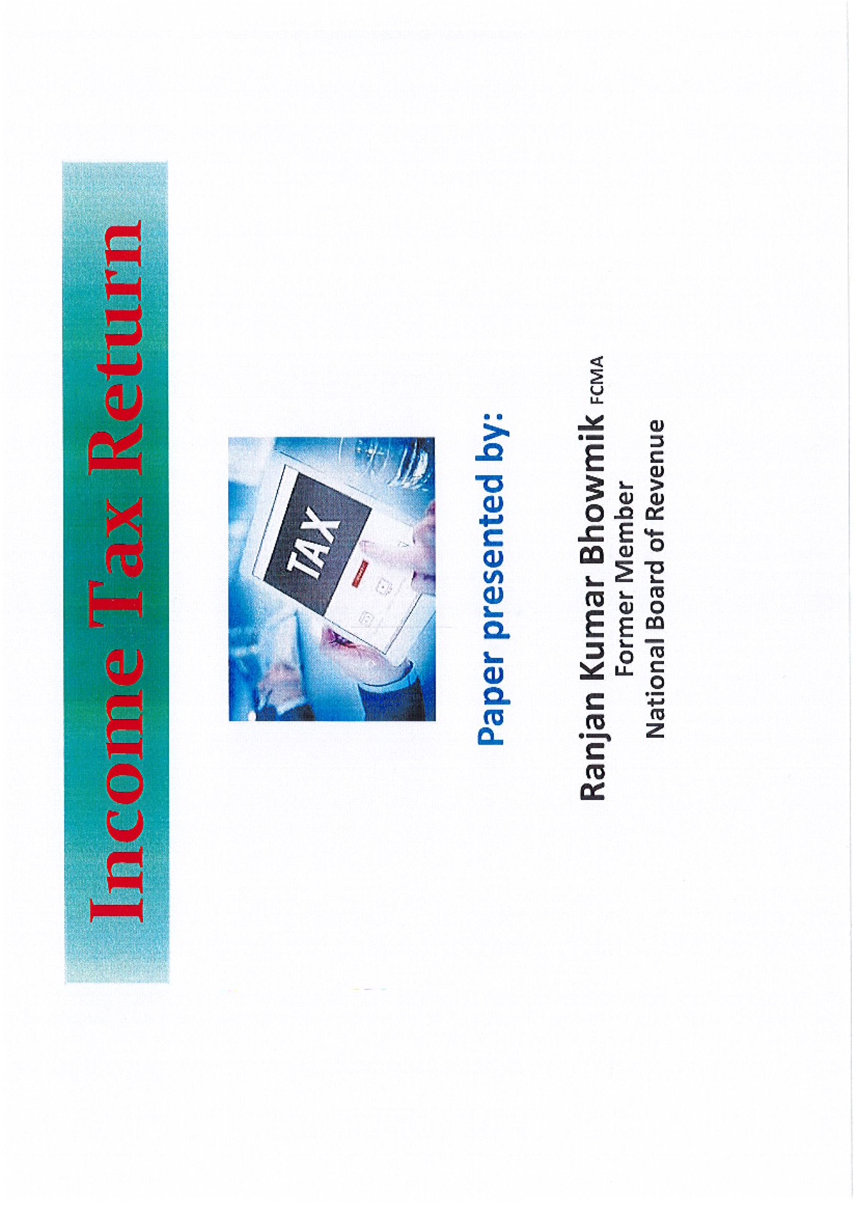 3NUAAJY Final Exam Notes: Income Tax Overview and Key Concepts - Studocu