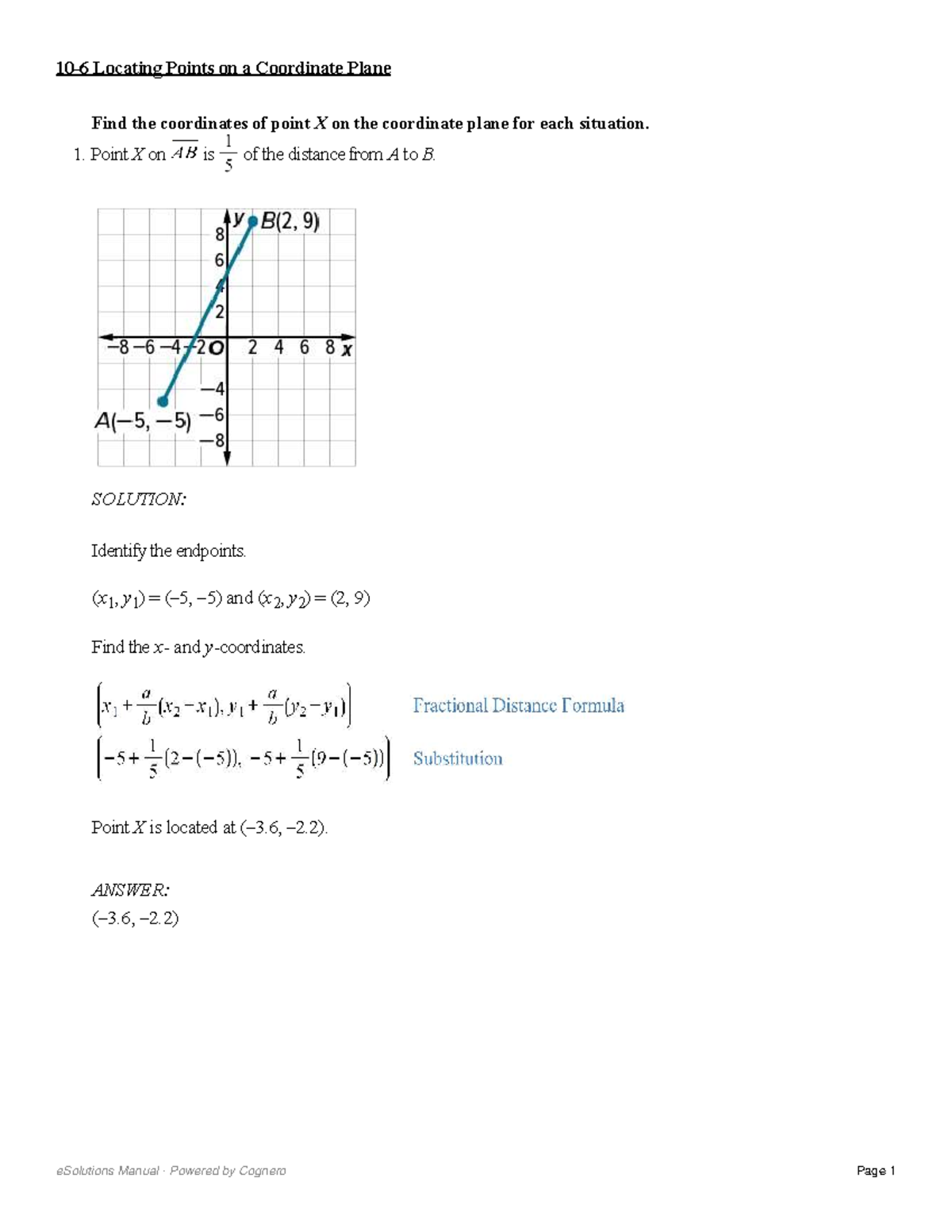 Locating Points on a Coordinate Plane: Solutions and Analysis - Studocu
