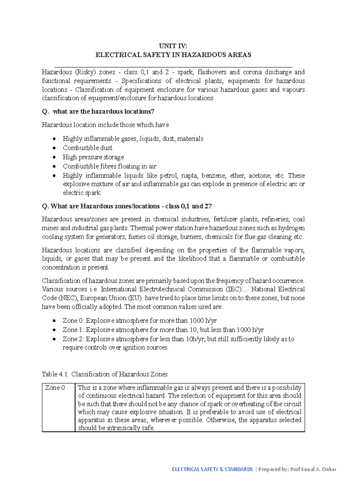 UNIT 5 - PART 2: Electrical Safety Standards & Fire Safety Protocols ...