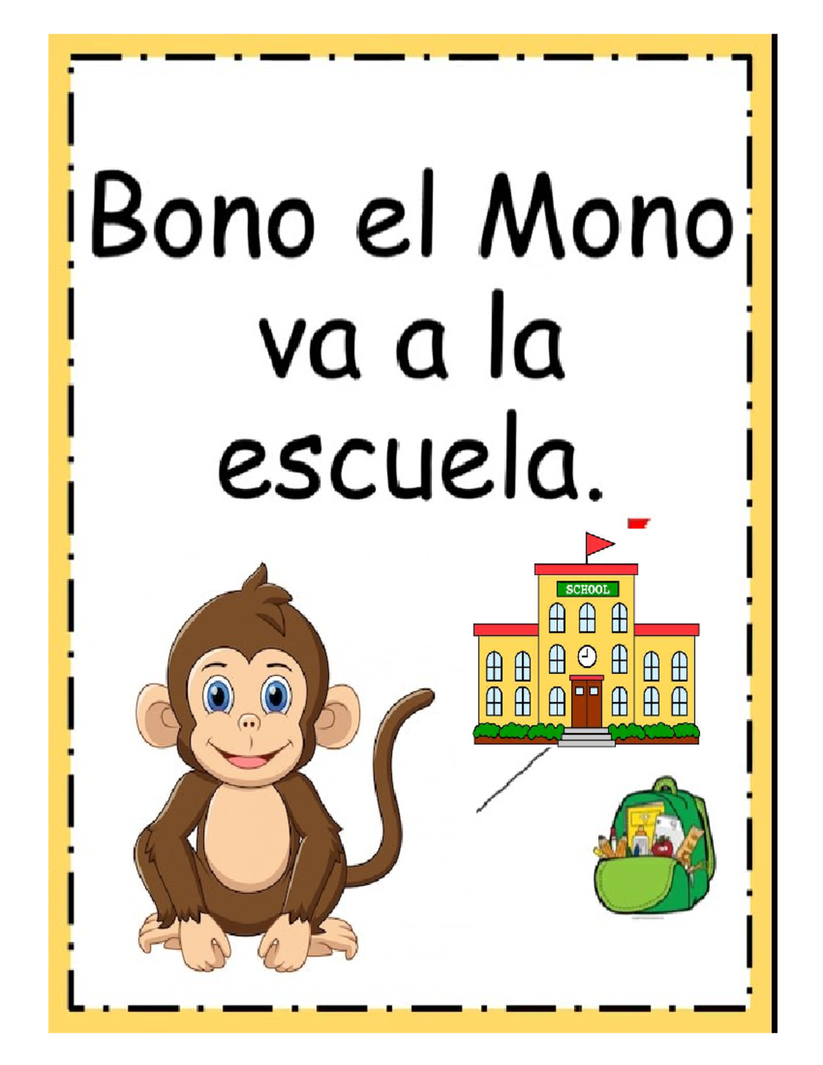 Cuento Escolar: Bono el Mono Aprende a Ser Amigable - Studocu