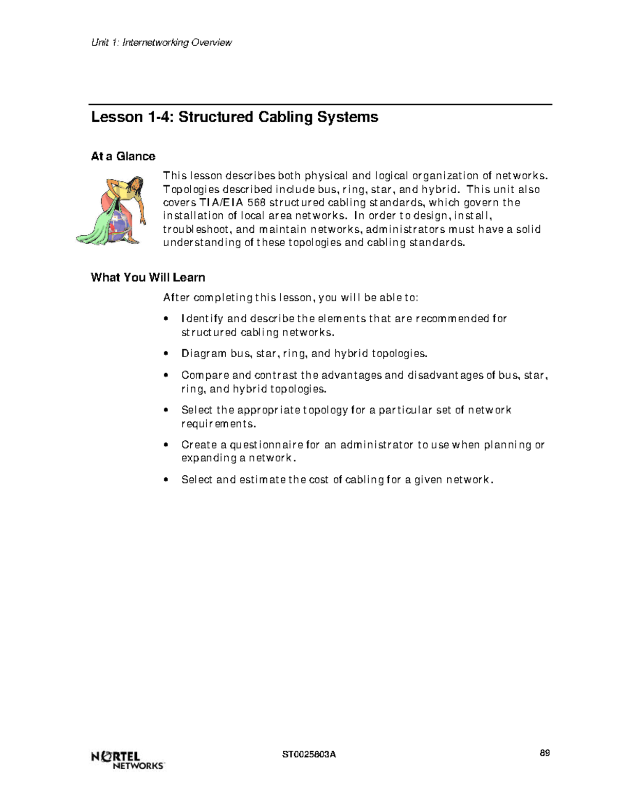 Unit 1: Internetworking Overview - Lesson on Structured Cabling Systems ...