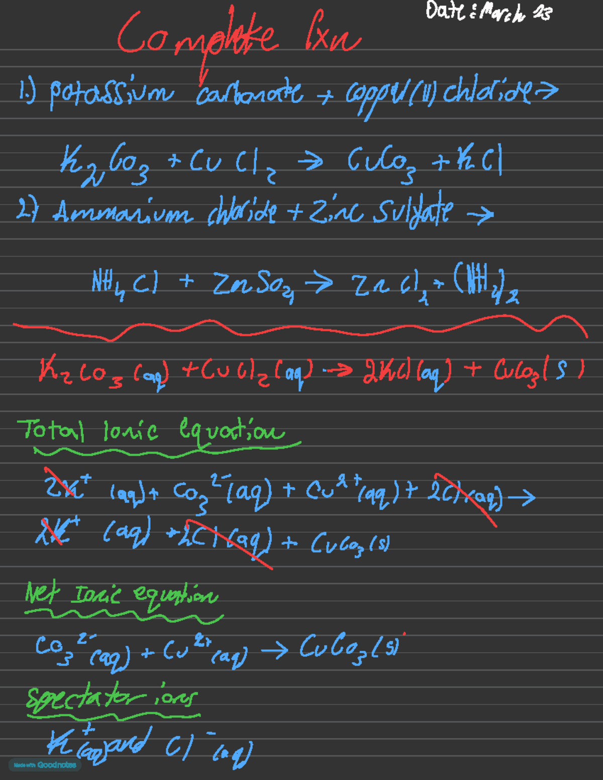 Chem 12 - Solutions and Molar Concentration Practice Notes - Studocu