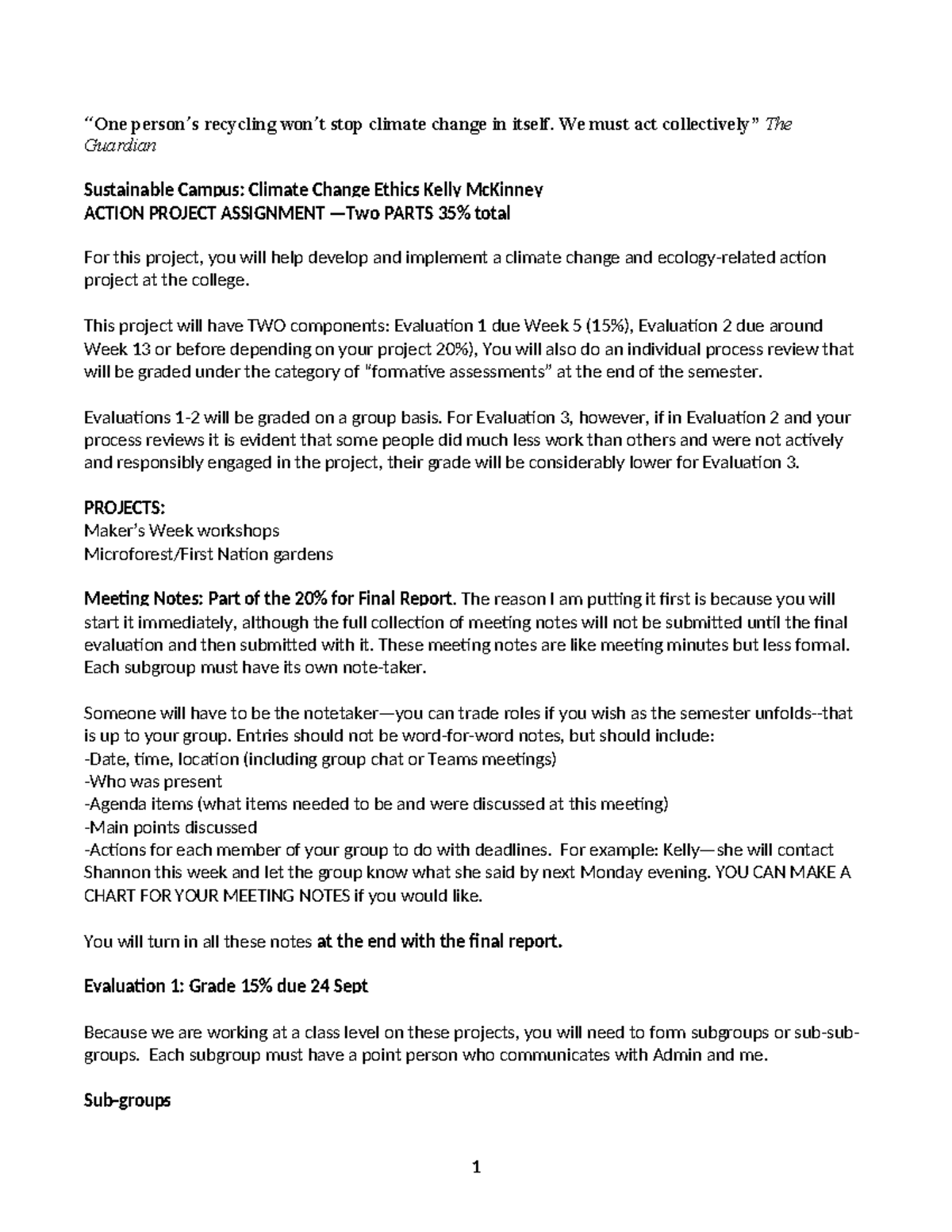 Ethics of Climate Change Action Project (F23) - Final Report Guidelines ...