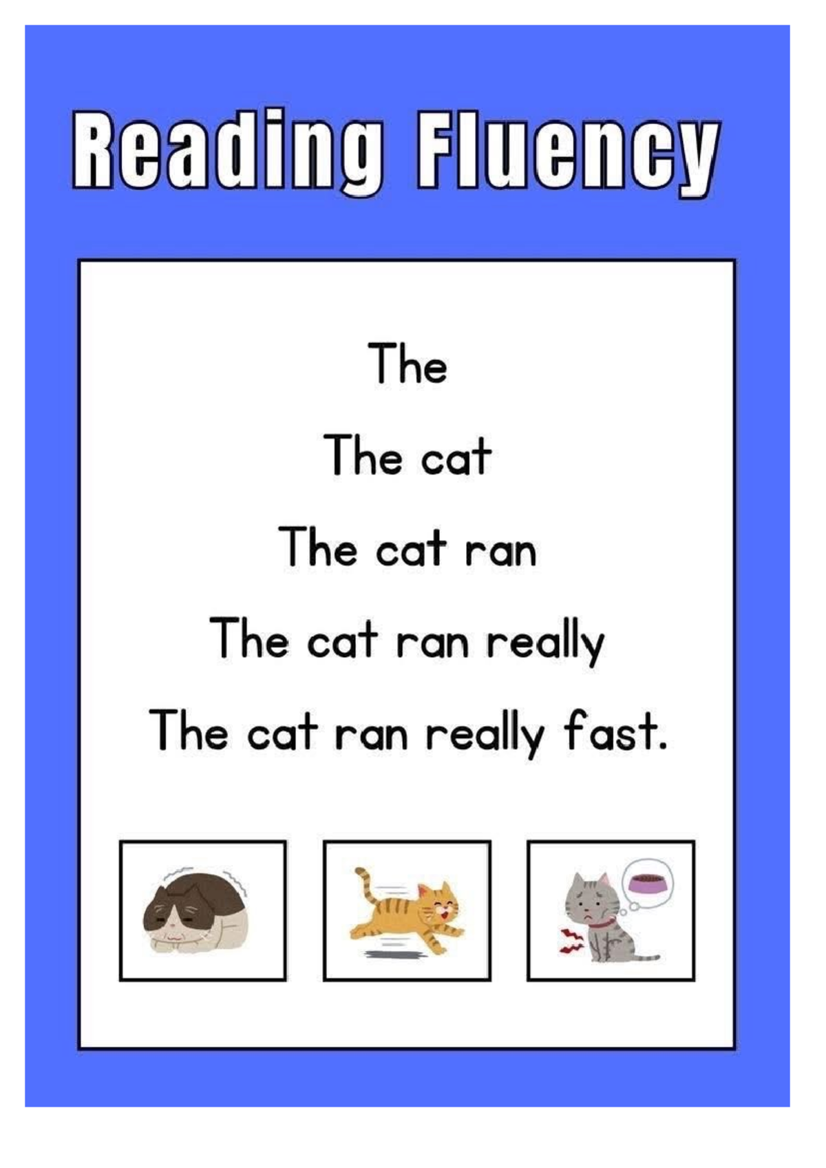 Reading Fluency Practice - ST CAT for Education Purposes - Studocu