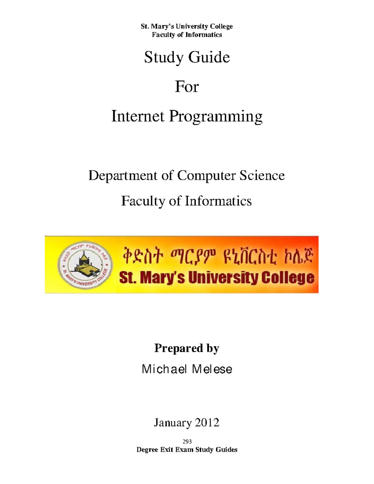 Ip Exit Exam Computer Science Department Exit Exam 2023 Question Faculty Of Informatics 293
