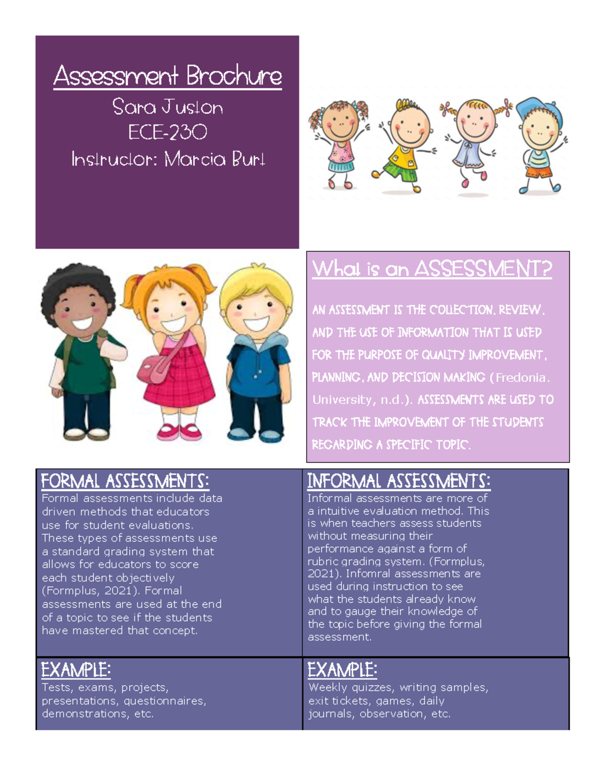 ECE 230 Assessment Brochure: Understanding Formal & Informal Methods ...