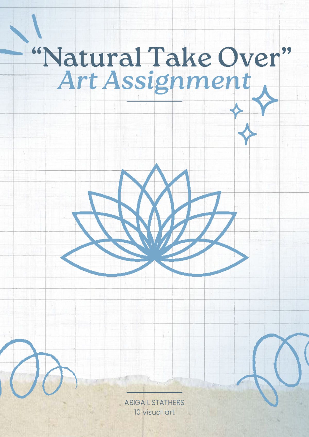 Art Assignment: Visual Representation of Destruction and Nature - Studocu