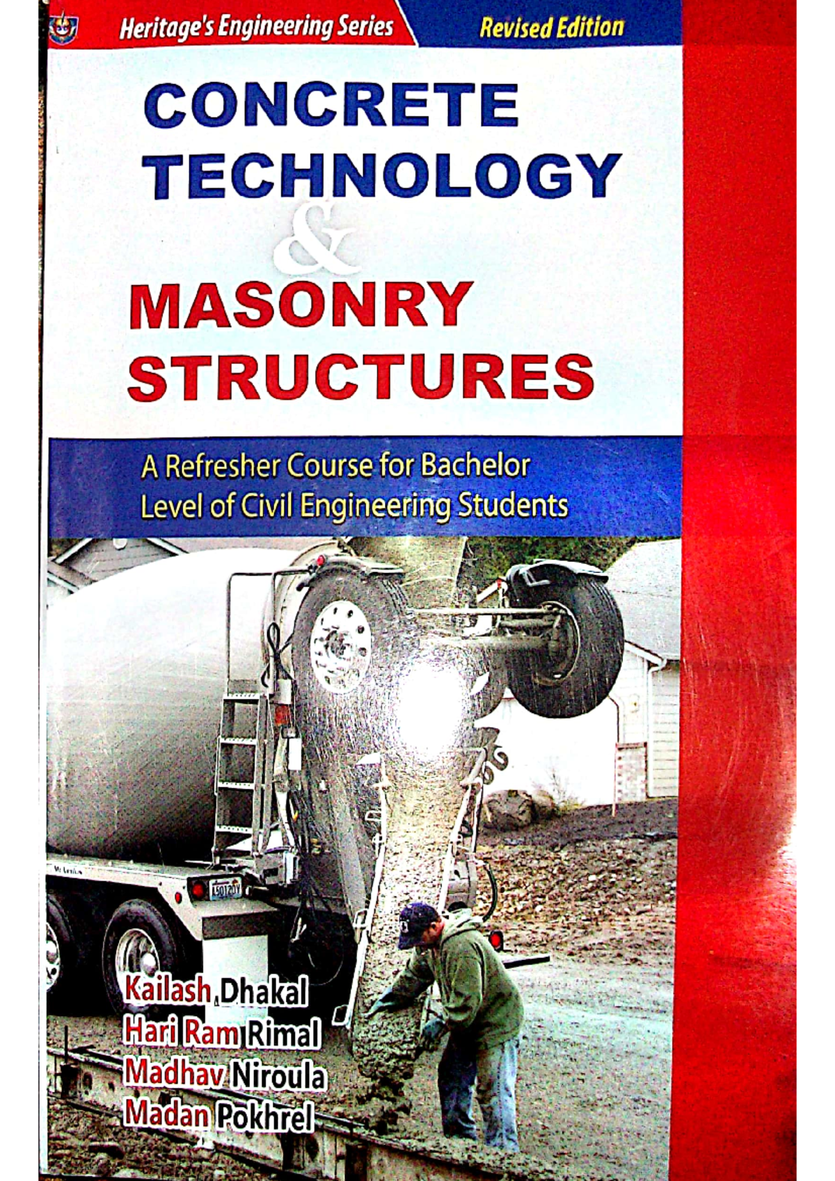 Concrete Technology and Masonry Structures Refresher Course for Civil ...