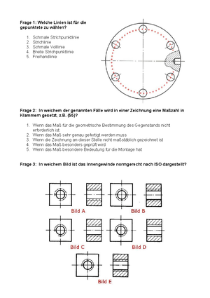 Passungszettel nach DIN 7157: Empfohlene Passtoleranzen und Maße - Studocu