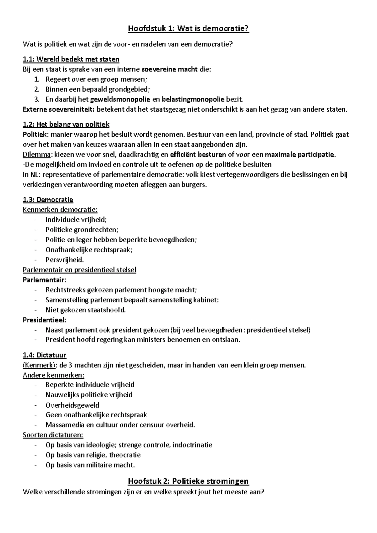 Maatschappijleer Hoofdstuk 4 - Samenvatting Pluriforme Samenleving - Studeersnel