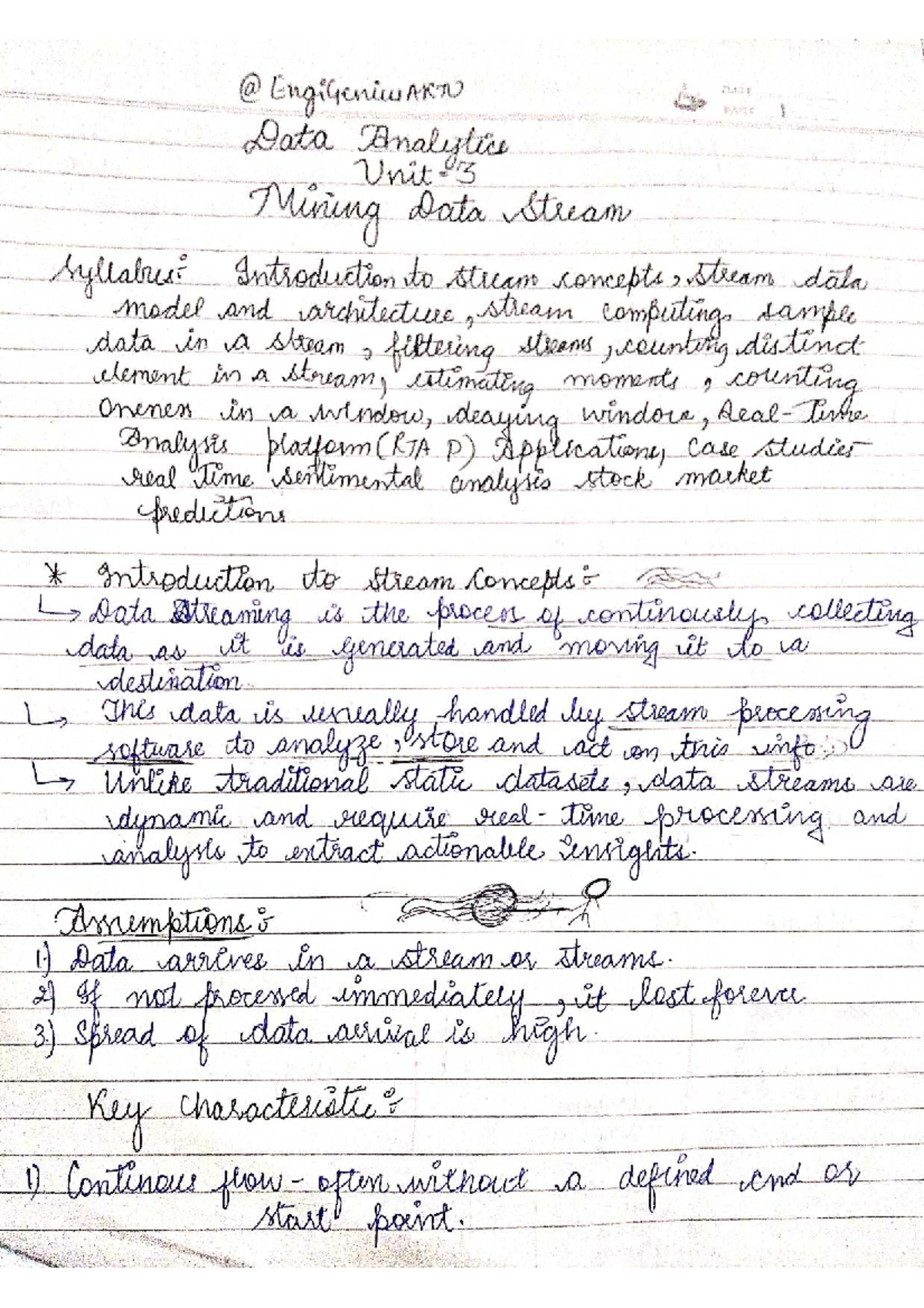 Data Analytics Unit 3: One-Shot Notes @ Engi Genius AKTU - Studocu