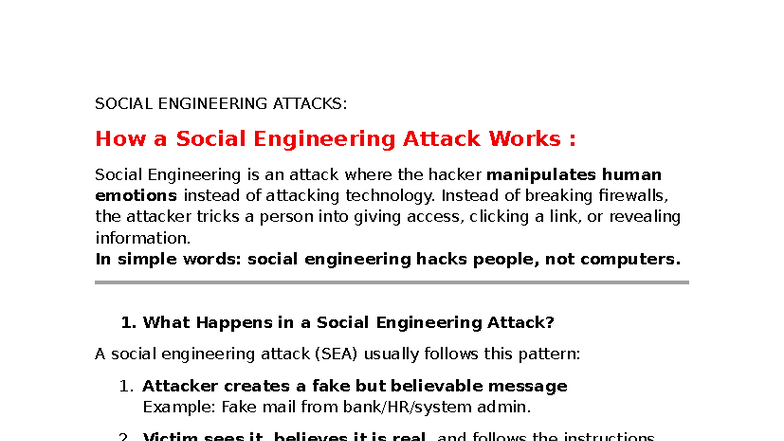 SOC 101: Understanding Social Engineering Attacks and Their Mechanisms ...