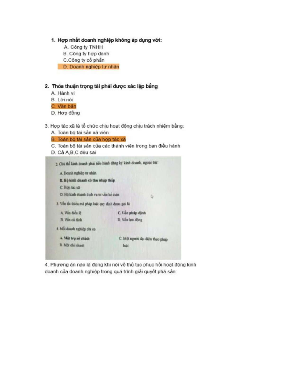 LDN - Ôn tập Luật Doanh Nghiệp và Phá Sản - Studocu