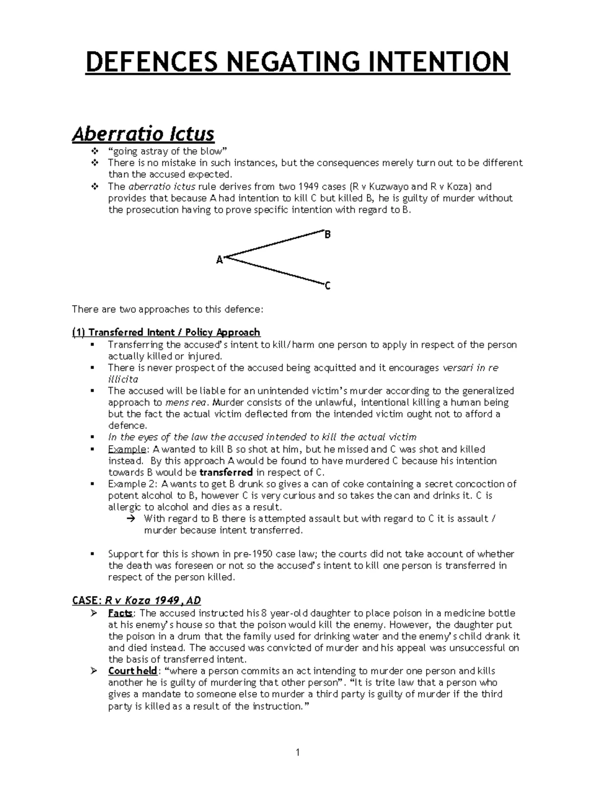 **Case Study: Minister of Justice & Correctional Services v Stransham ...