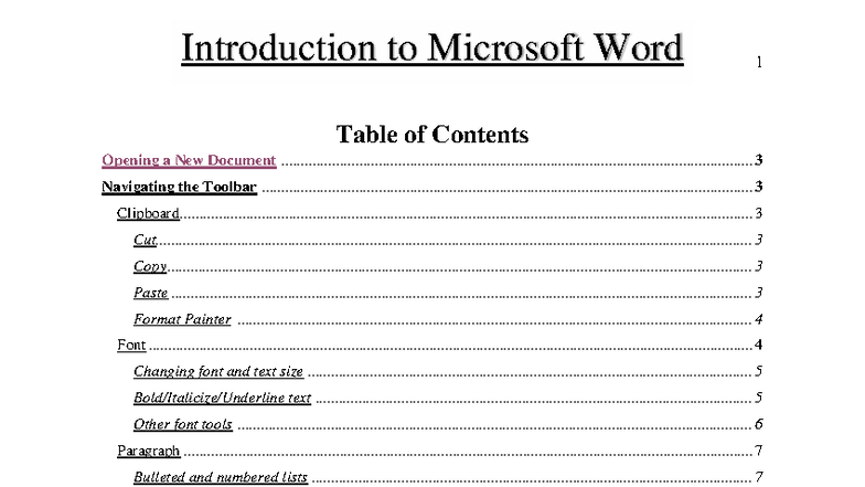Microsoft Word 1: Comprehensive Guide to Document Formatting - Studocu