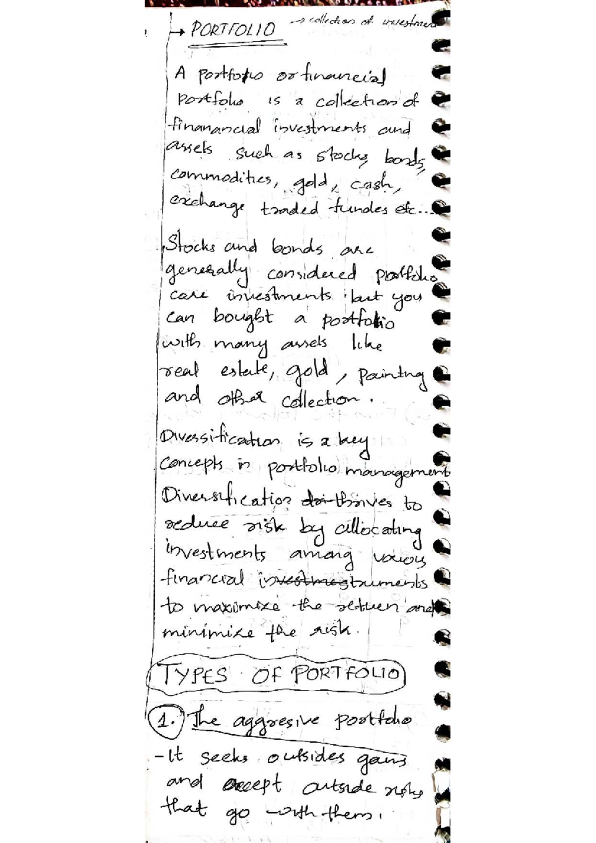 Portfolio SEC Notes: Understanding Investment Strategies and Types ...
