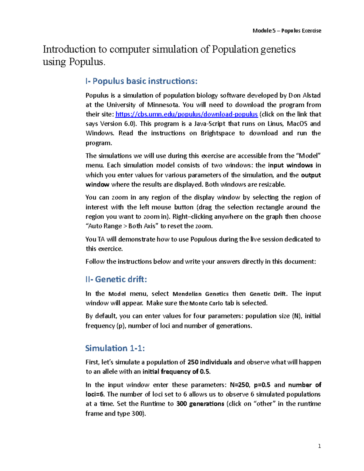 BIO1130 - Populus exercise 2021 - Introduction to computer simulation ...