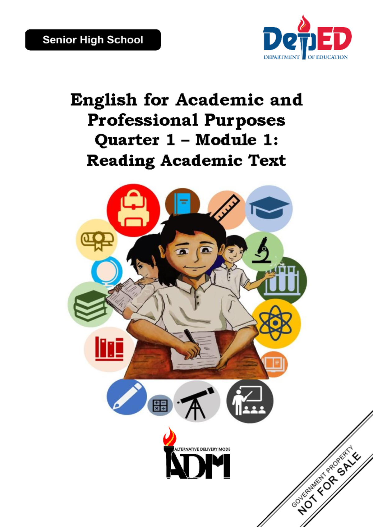 Sdoquezon ADM SHS11 A EAPP M1 - English for Academic and Professional Purposes Quarter 1 ...