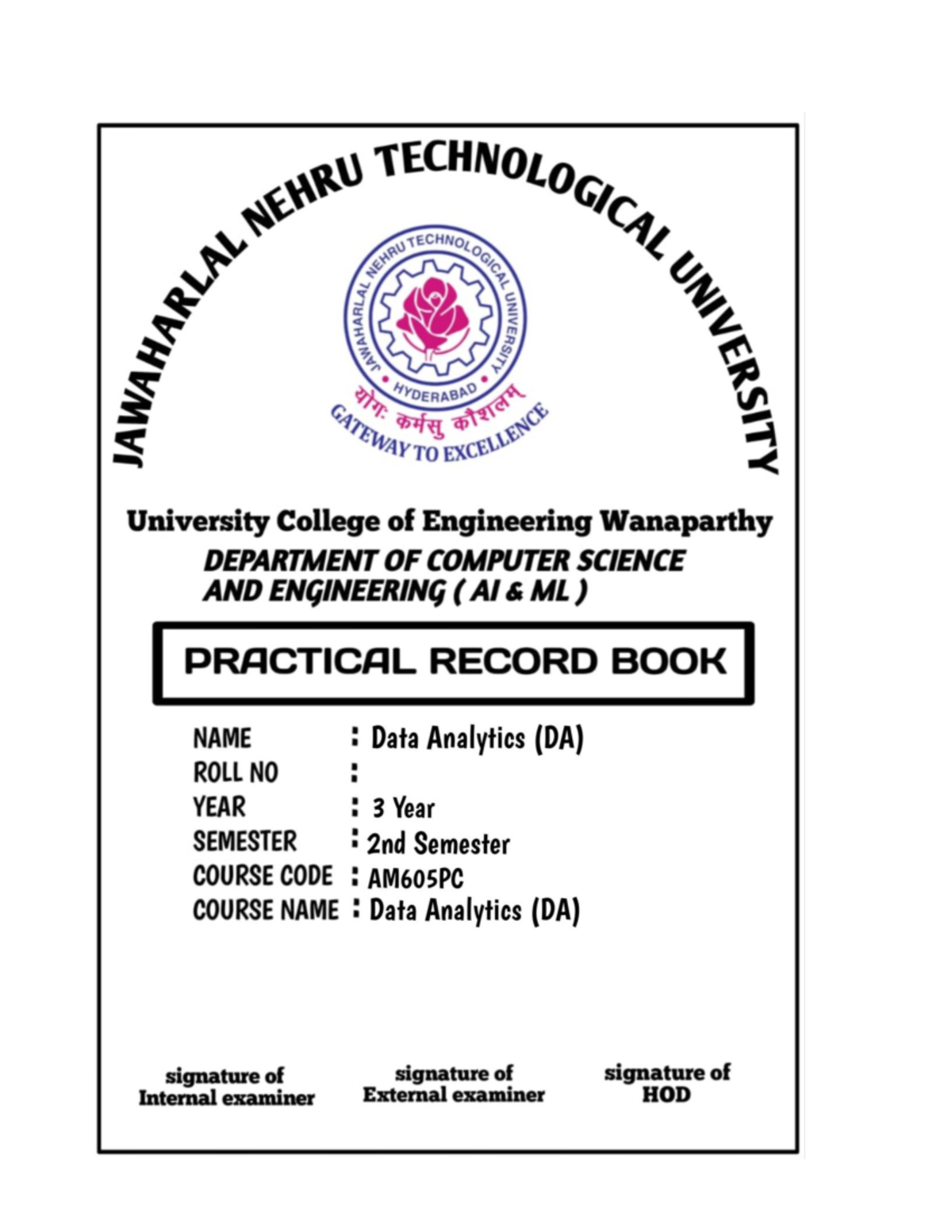 DA LAB Manual JNTUH: Data Preprocessing & Analysis Techniques - Studocu