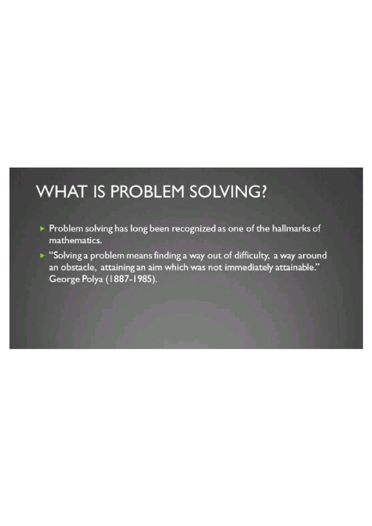 CS 101: Understanding Problem Solving in Computer Science - Studocu