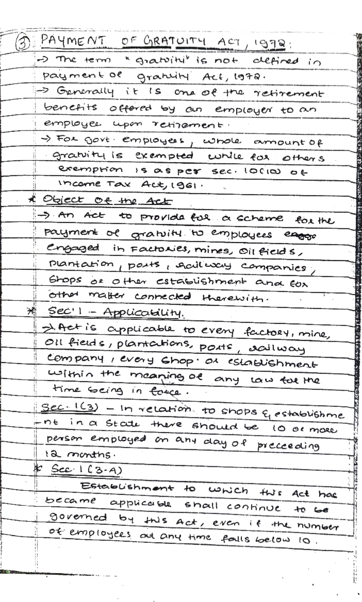Payment of gratuity act - PAYmENT )he tem pay ment oe Generally it s ...