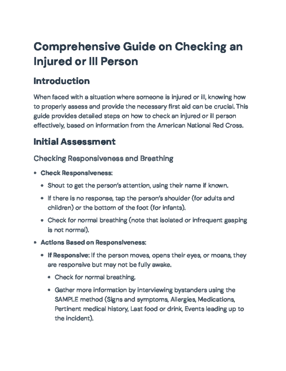 First Aid for Sudden Illness: Essential Insights from CPR/AED Manual ...