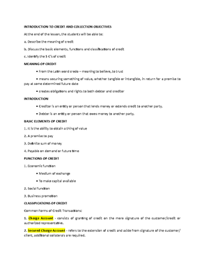 Lesson 5B - Credit Investigation and Background Investigation - Credit ...