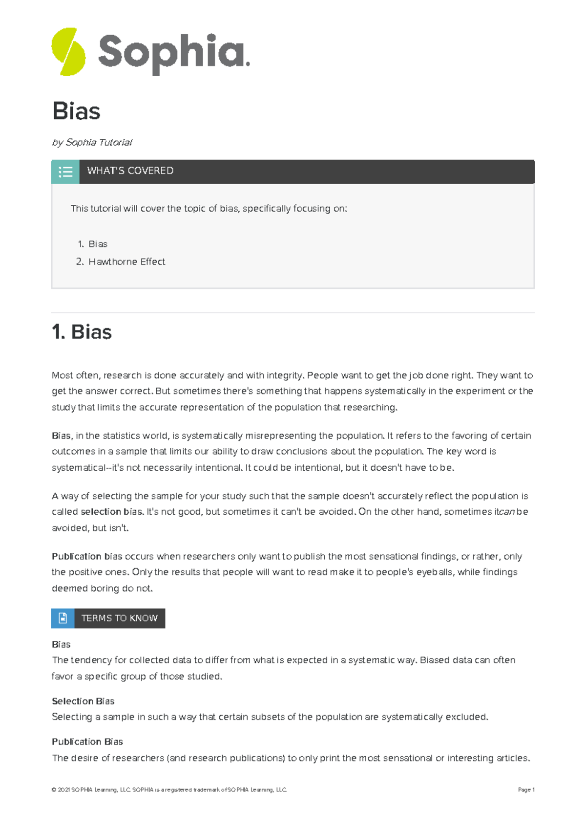Bias-3 - Introduction to Statistics - Unit 1 lecture notes and ...