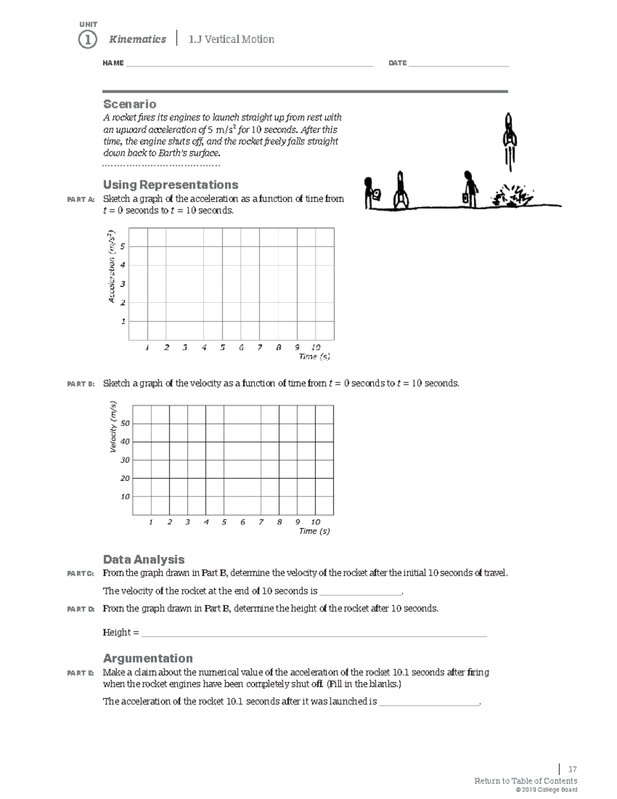 Kinematics 1.J: Vertical Motion & Free Fall Analysis Notes - Studocu