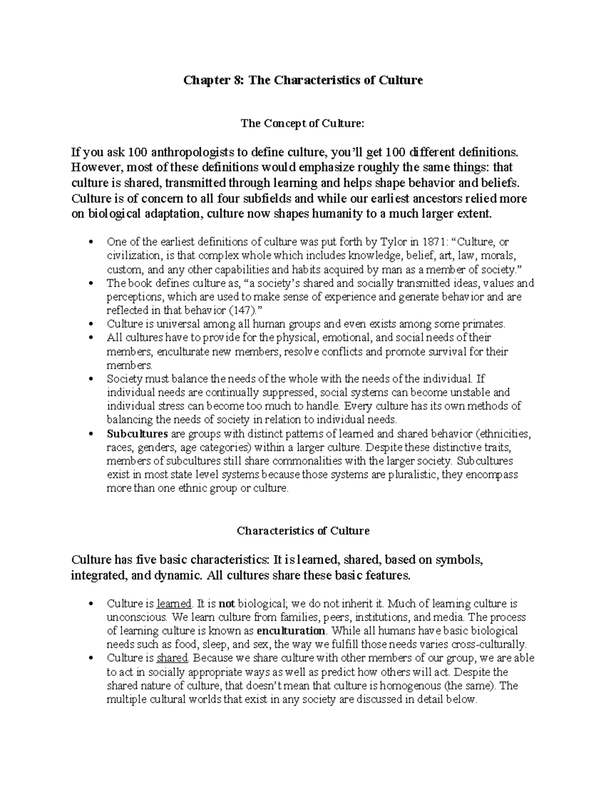 Cultural Characteristics Explored: A Study on Cultural Dynamics and ...