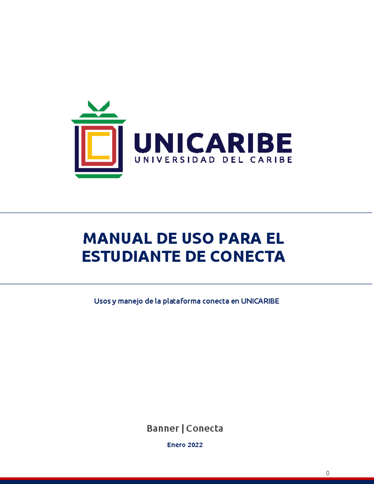 Manual de Uso para Estudiantes de Conecta - UNICARIBE 2022 - Studocu