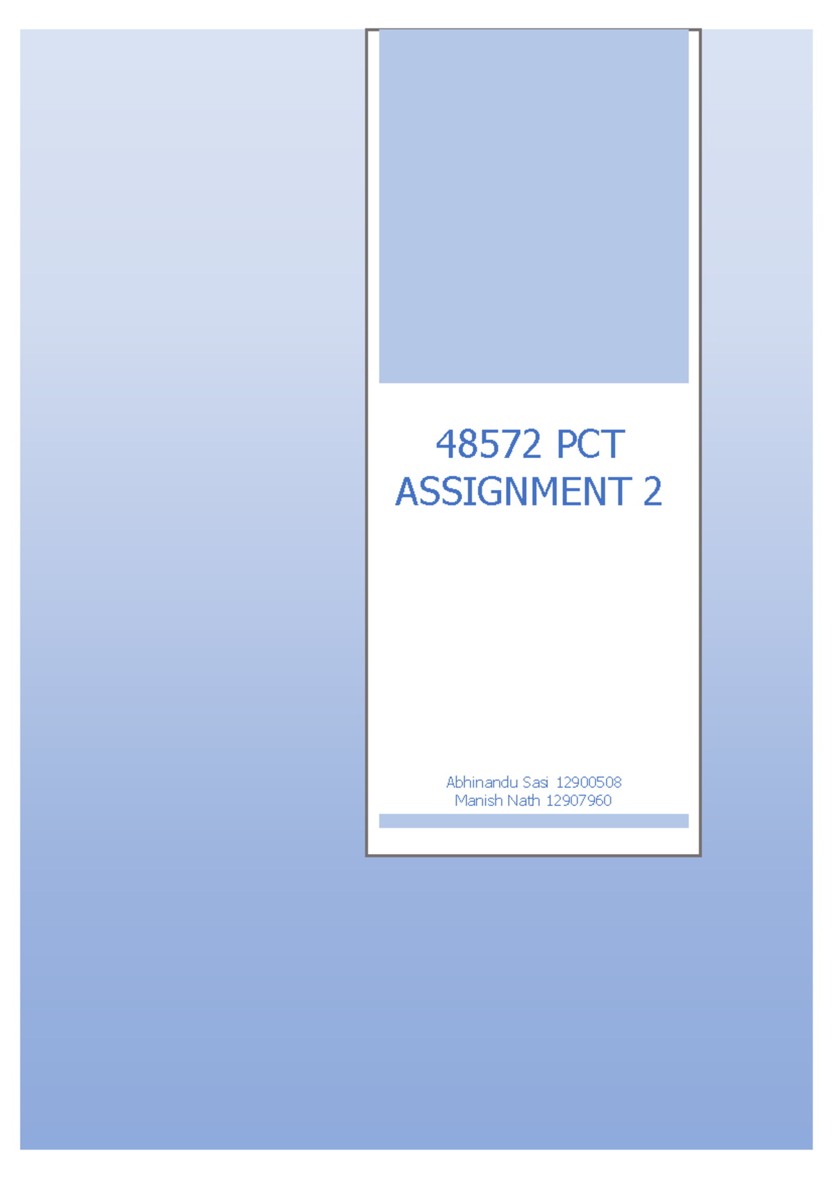 PCT Final Assignment 2 - Autumn 2019 - 048572 - Warning: TT: undefined ...