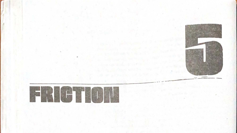 Friction Theory and Applications - Engineering Concepts - Studocu
