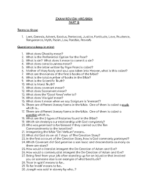 Religion - Grade: 9 - High School - Canada - Studocu