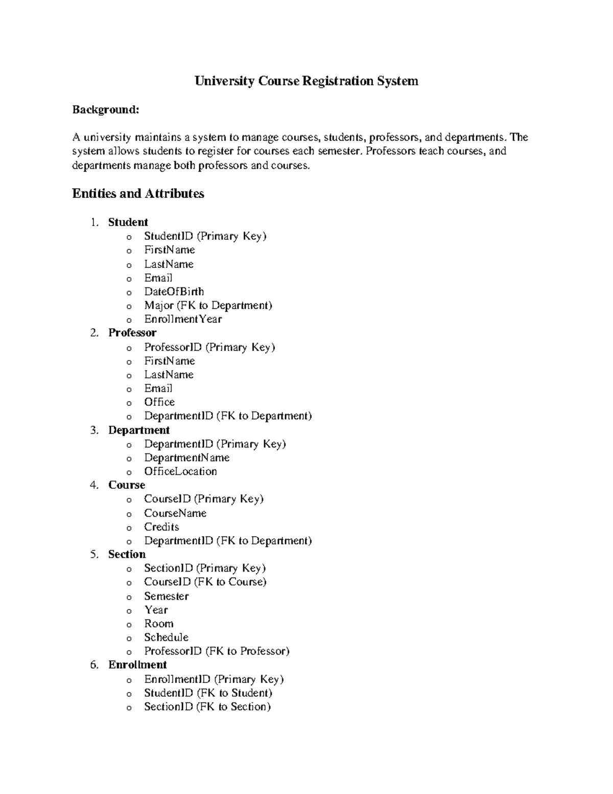 CS101: University Course Registration System Overview - Studocu