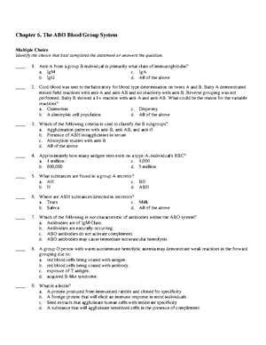 Chapter 5 - Blood Bank - THE ANTIGLOBULIN TEST Antihuman Globulin (AHG ...