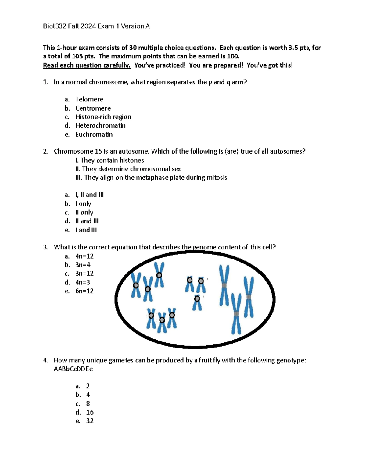 BIO 101 Exam 2 Corrections and Key Genetics Concepts - Studocu