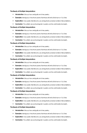 The Role of Sentence Structure in Creating Multiple Meanings - Examples ...