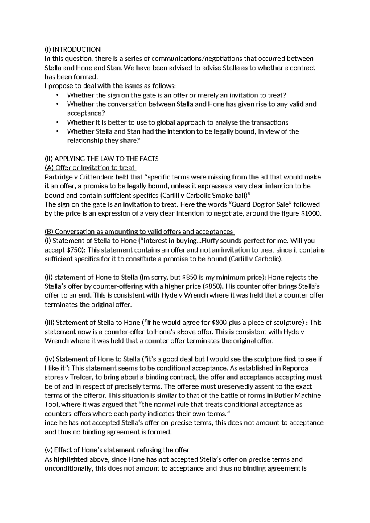 Tutorial 2 - (I) INTRODUCTION In this question, there is a series of ...