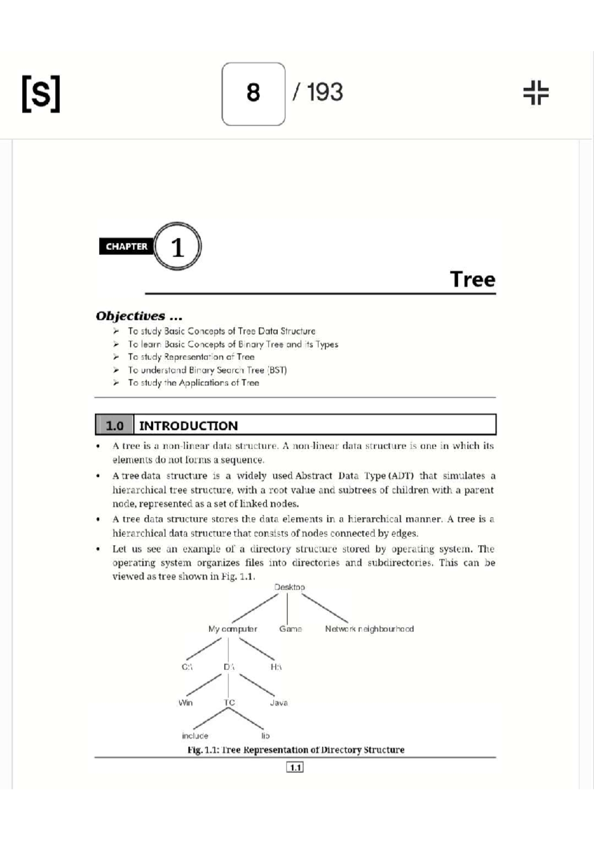 8 193 CHAPTER 1: Introduction to Tree Data Structures in DSA II - Studocu